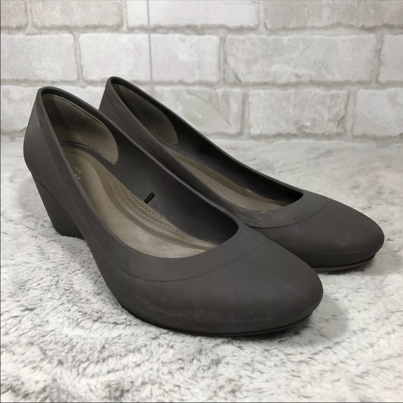 CROCS | Shoes | Dual Crocs Comfort Wedge Round Toe Comfort Shoe | Poshmark